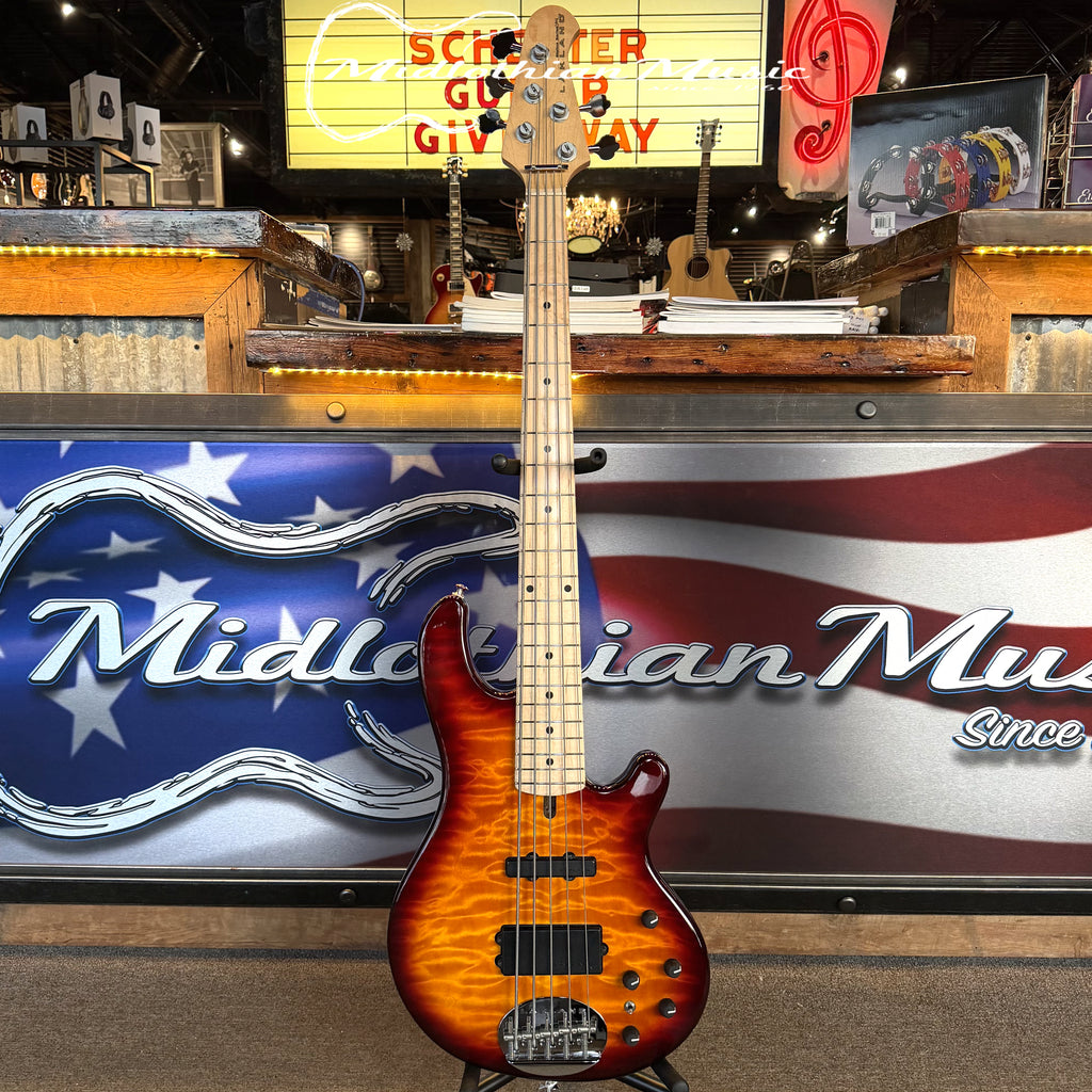 Lakland Skyline 55-02 Deluxe - 5-String Active/Passive Bass Guitar - H