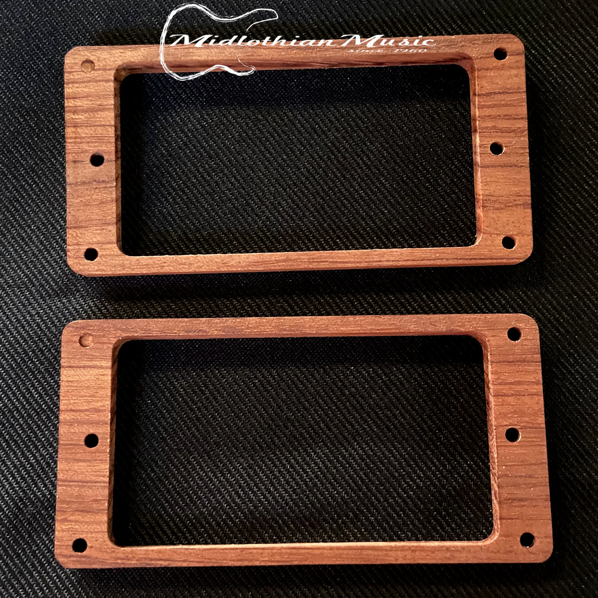 Guilford Guitars - Flat Mahogany Pickup Rings w/Dark Stain - Guitar Ac
