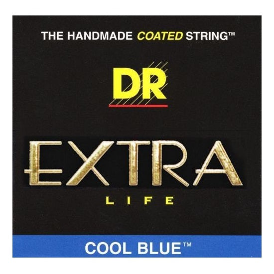DR - Extra Life Cool Blue (Blue Color) - 6-String Electric Guitar Stri