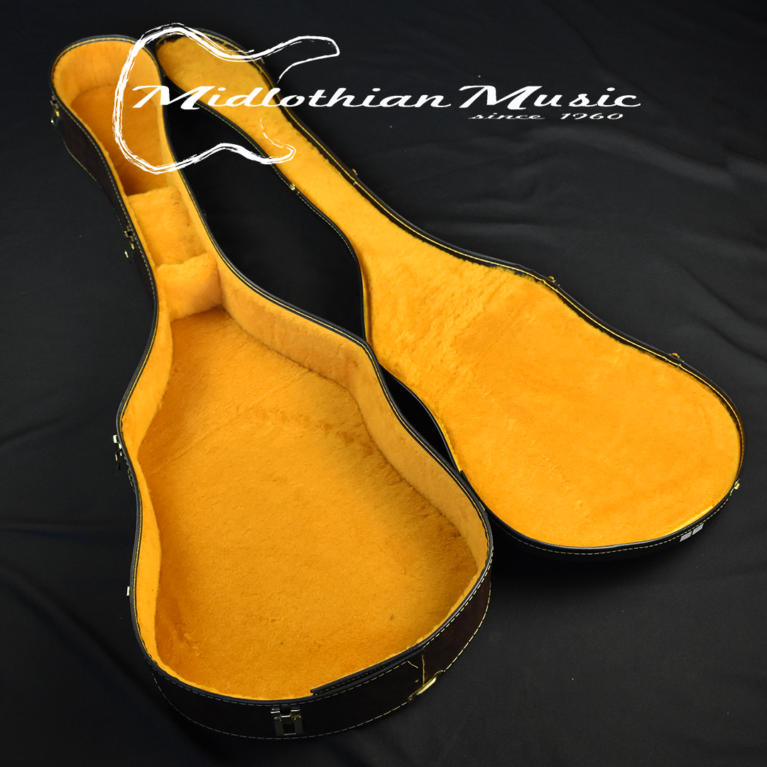 Acoustic/Electric Bass Chipboard Case - Brown & Yellow Plush ...
