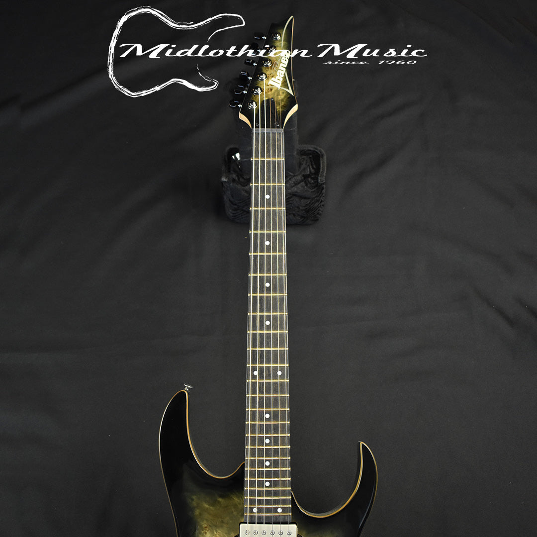 Ibanez RG1121PB-CKB RG Premium w/Gig Bag - Charcoal Black Burst DISCOU